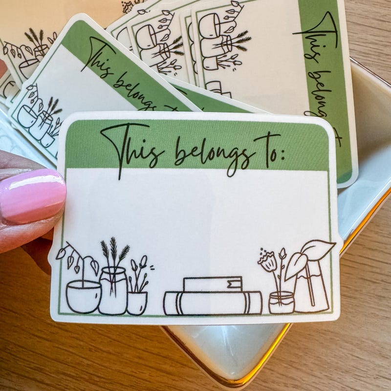 Hello My Name is Sticker - Etsy