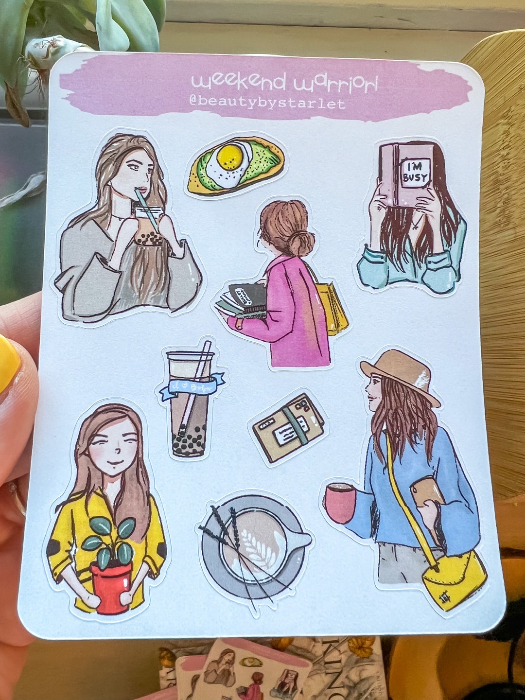 Weekend Warrior Sticker Sheet - Etsy