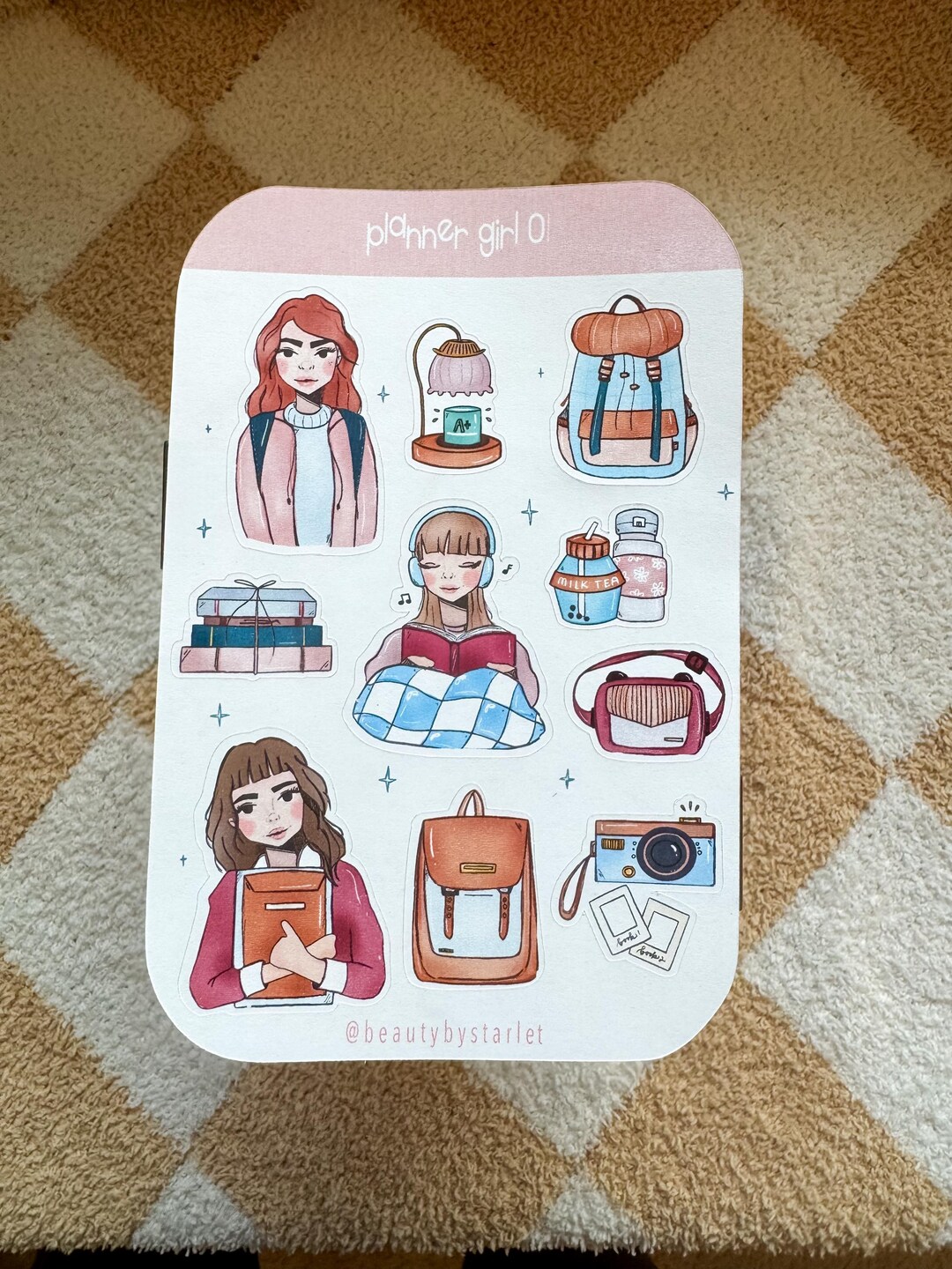 Planner Girl Sticker Sheet 01 - Etsy