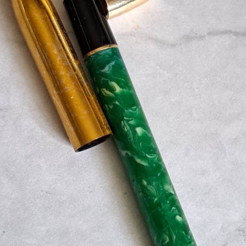 Green Ballpoint Pen - Etsy