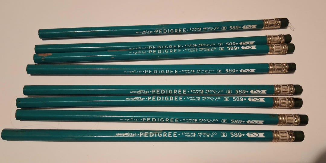 Lot of 8 Rare and Vintage Unsharpened EMPIRE PEDIGREE 589 Pencils - Etsy