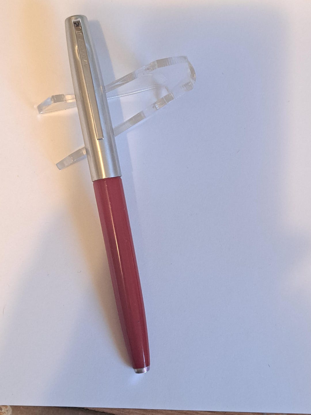 Wearever Red Color W/ Chrome Cap Cartridge Fountain Pen - Etsy