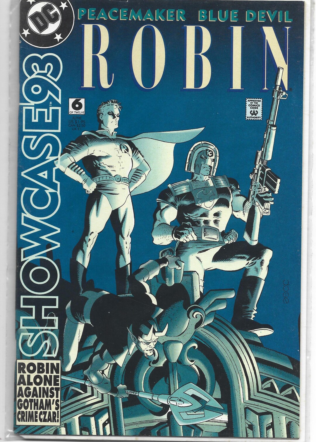 Showcase 93 Robin DC Comic #6 of 12 - Peacemaker - Blue Devil Bagged ...