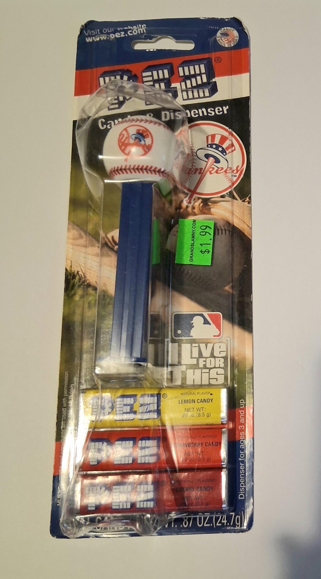 PEZ New York Yankees MOC MLB Pez Numbered Hologram - Etsy