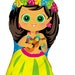 Hula Girl Balloon 34 Inch Foil Balloon Birthday - Etsy