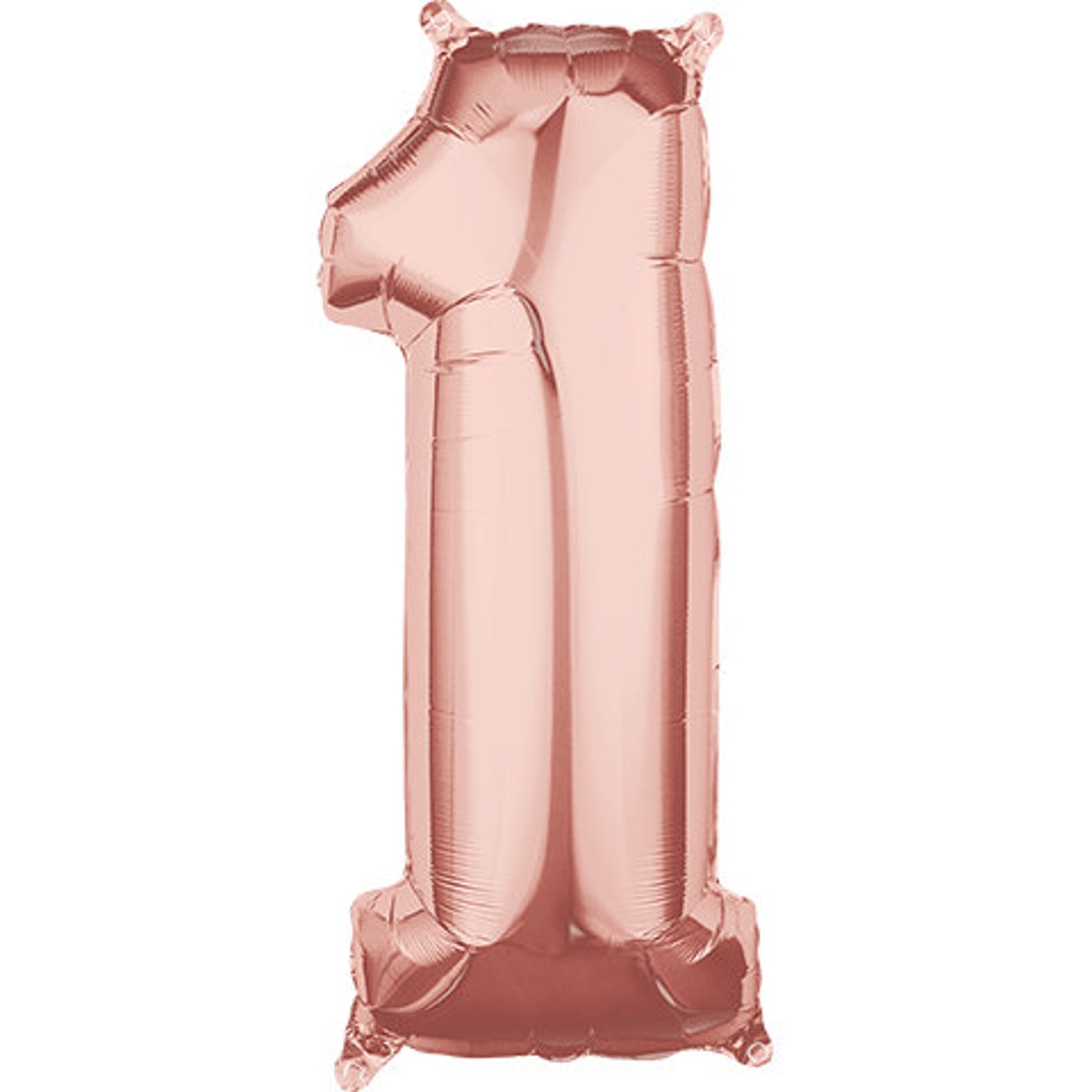 Giant 34" Rose Gold Number Mylar Foil Balloon Birthday Party - Etsy
