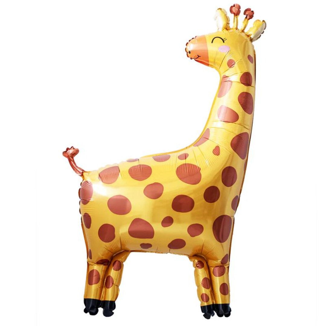 Giraffe Balloon-41" Foil Balloon-safari Animal Balloons -jungle Animal ...