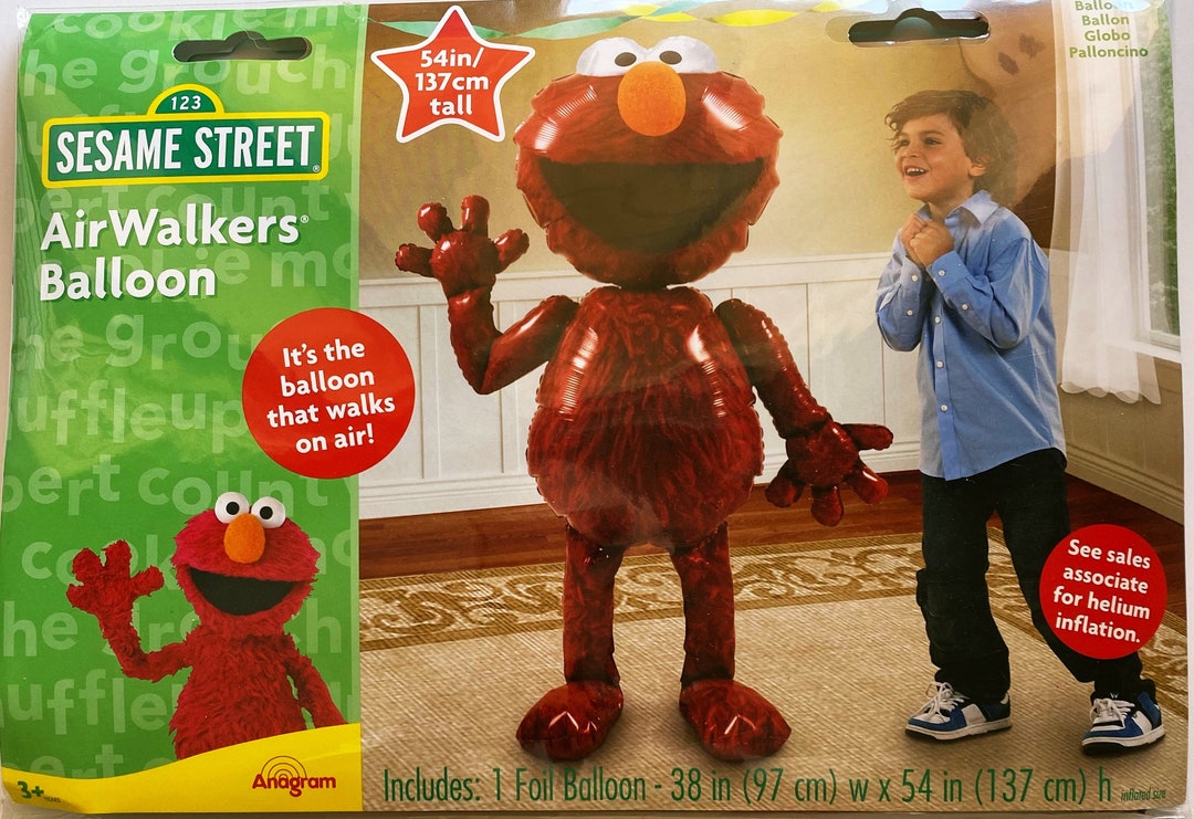 54 Elmo Air Walker Foil Balloon Birthday Party Balloon - Etsy