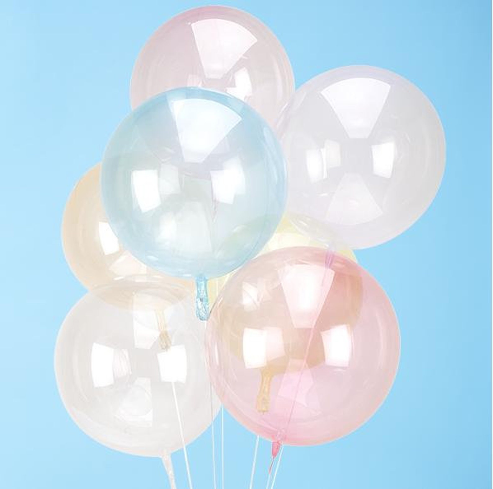 Clear Balloon 18 Crystal Clear Bubble Balloons Pastel - Etsy