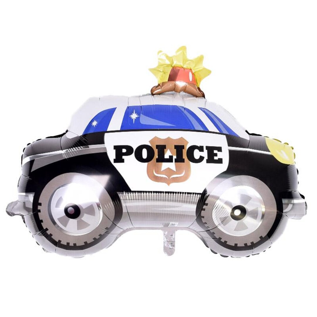 Police Car Balloon 18 Inch Foil Balloon Birthday - Etsy