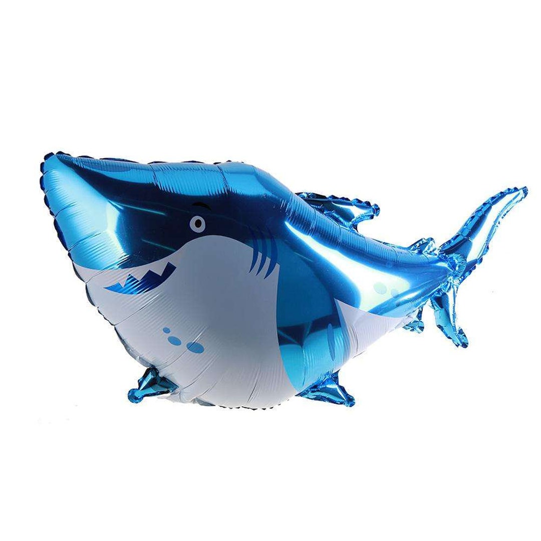Shark Balloon 40 Inch Foil Balloon Birthday Party Decor Prop "same Day ...