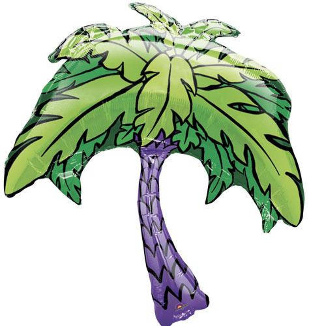 Palm Tree Balloon-33 Inch Foil Balloon-birthday-wedding-party-tropical ...
