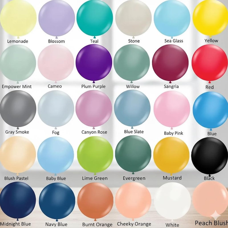 3 Inch Round Balloons - Etsy