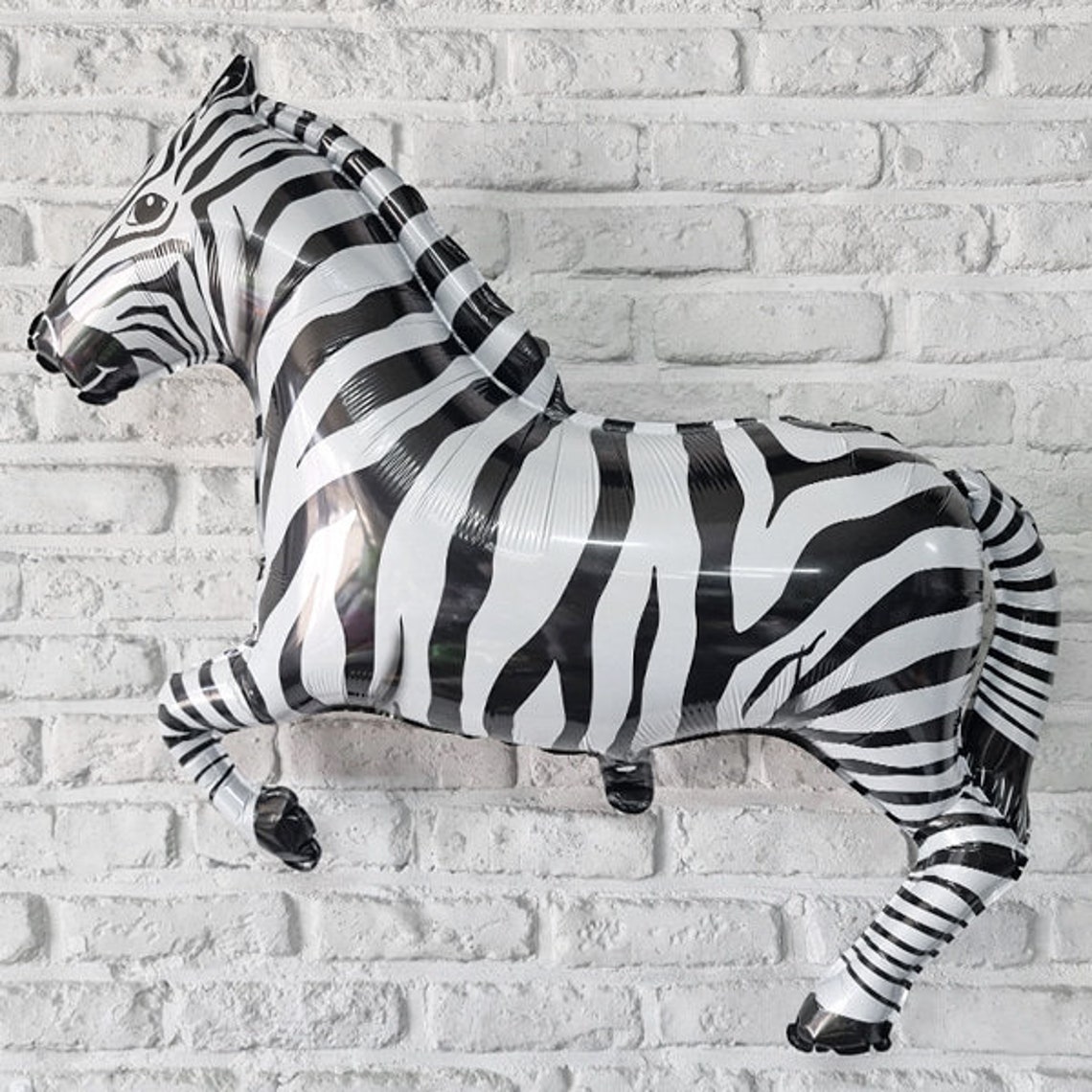 Zebra Balloon 43 Foil Balloon Birthday Party Decor Prop - Etsy