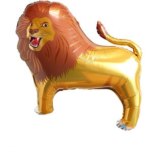 Lion Balloon 41" Foil Balloon Birthday, Jungle Animal,jungle Party ...