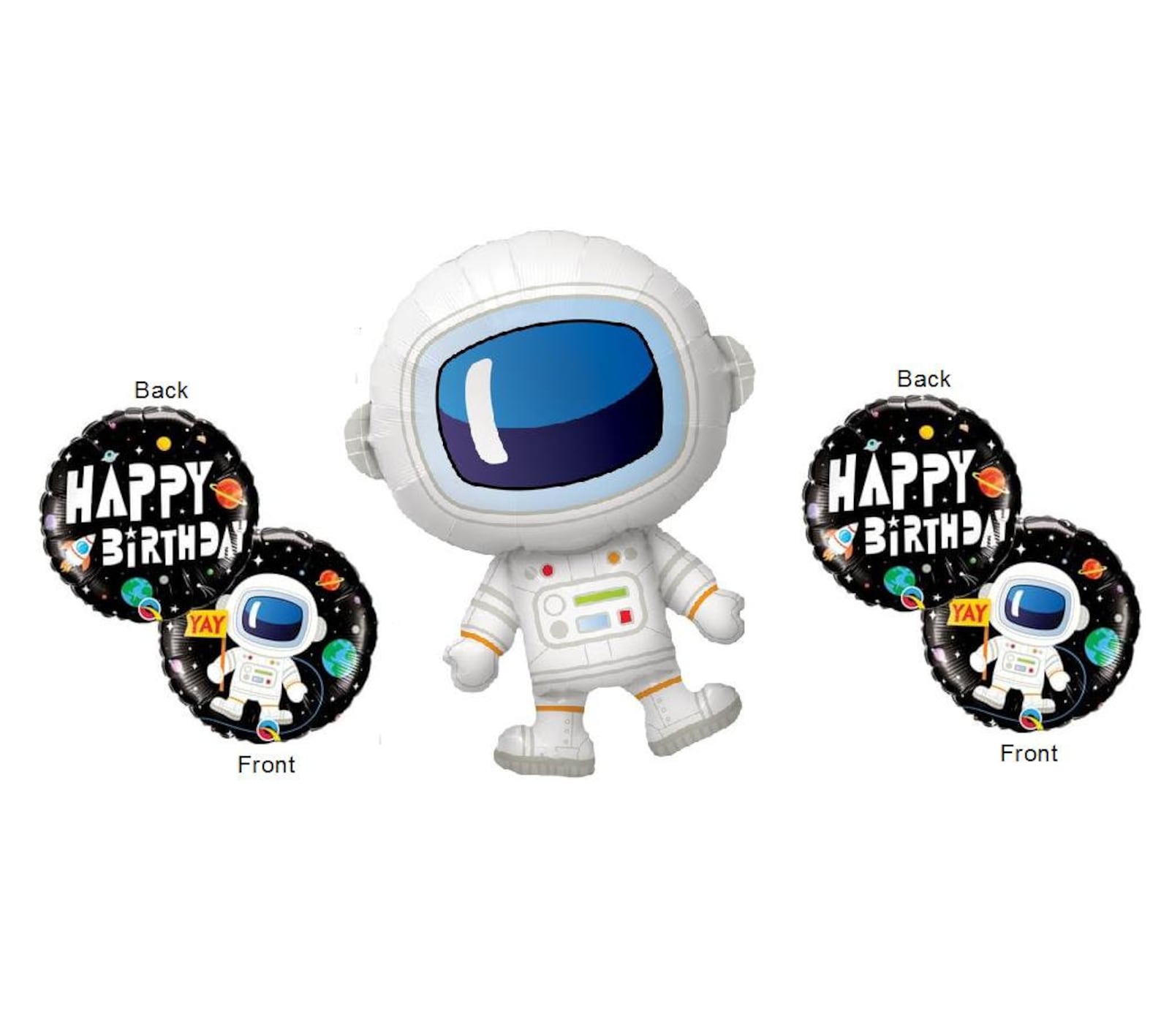 Astronaut Balloon Outer Space Decorations Astronaut Birthday | Etsy