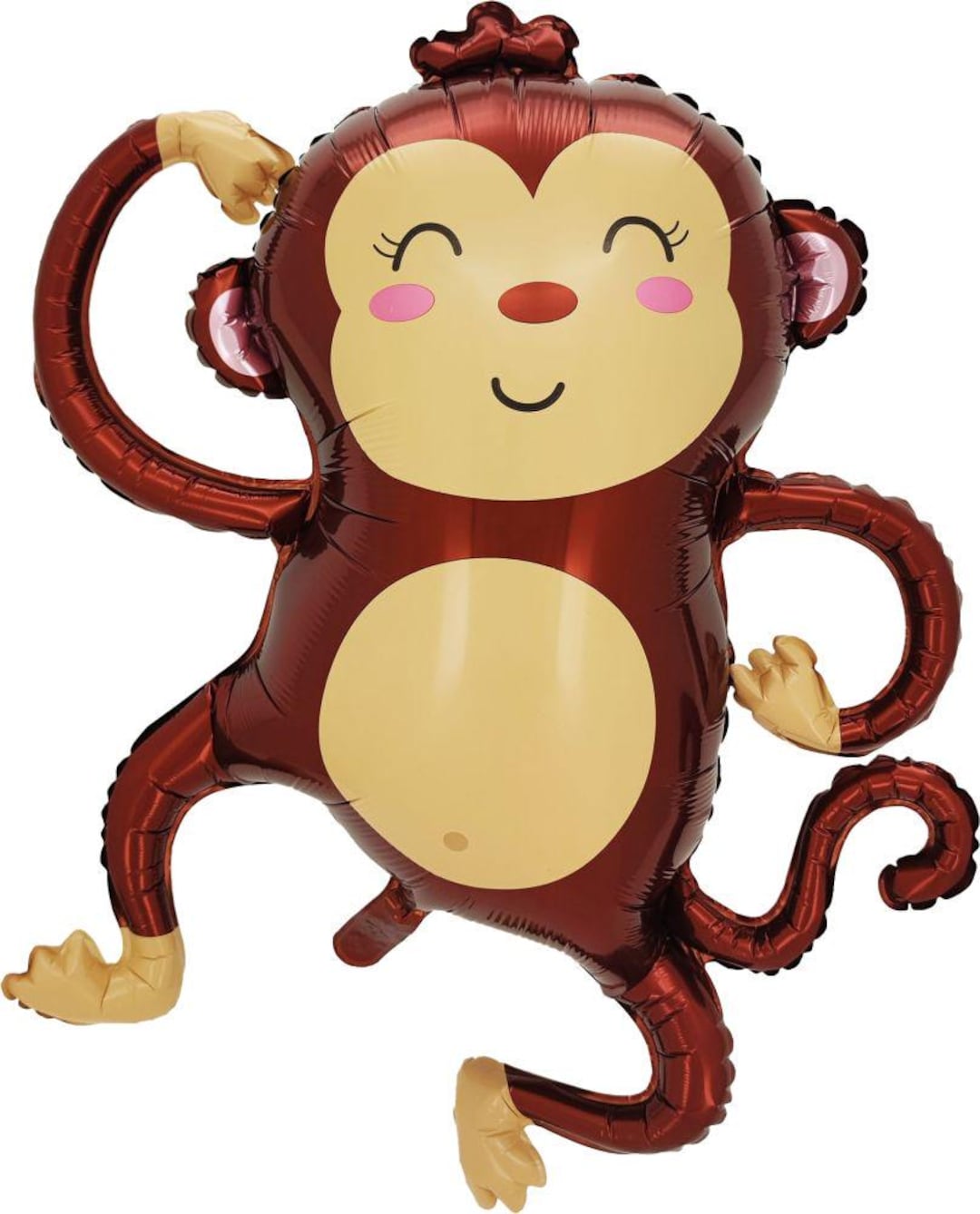 Monkey Balloon 33 Inch Foil Balloon Zoo-safari-circus-birthday Party ...