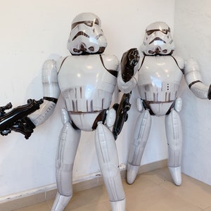 Star Wars Airwalker Balloon, 70" Stormtrooper & 38" R2D2 - Licensed ...