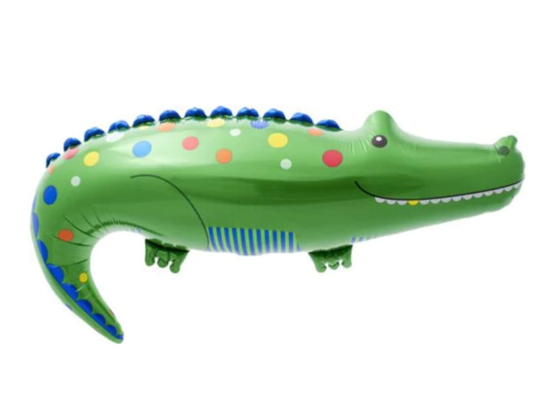 Alligator Balloon, 36" Foil Balloons, Alligator Party, Jungle Party ...