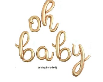 Oh Baby Letters - Etsy