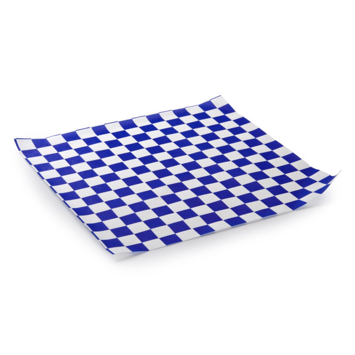 50 Sheets Blue and White Checkered Deli Wrap Paper - Etsy