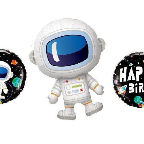 Astronaut Balloon Outer Space Decorations Astronaut Birthday | Etsy