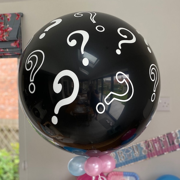 Question Mark Reveal Balloon - Etsy