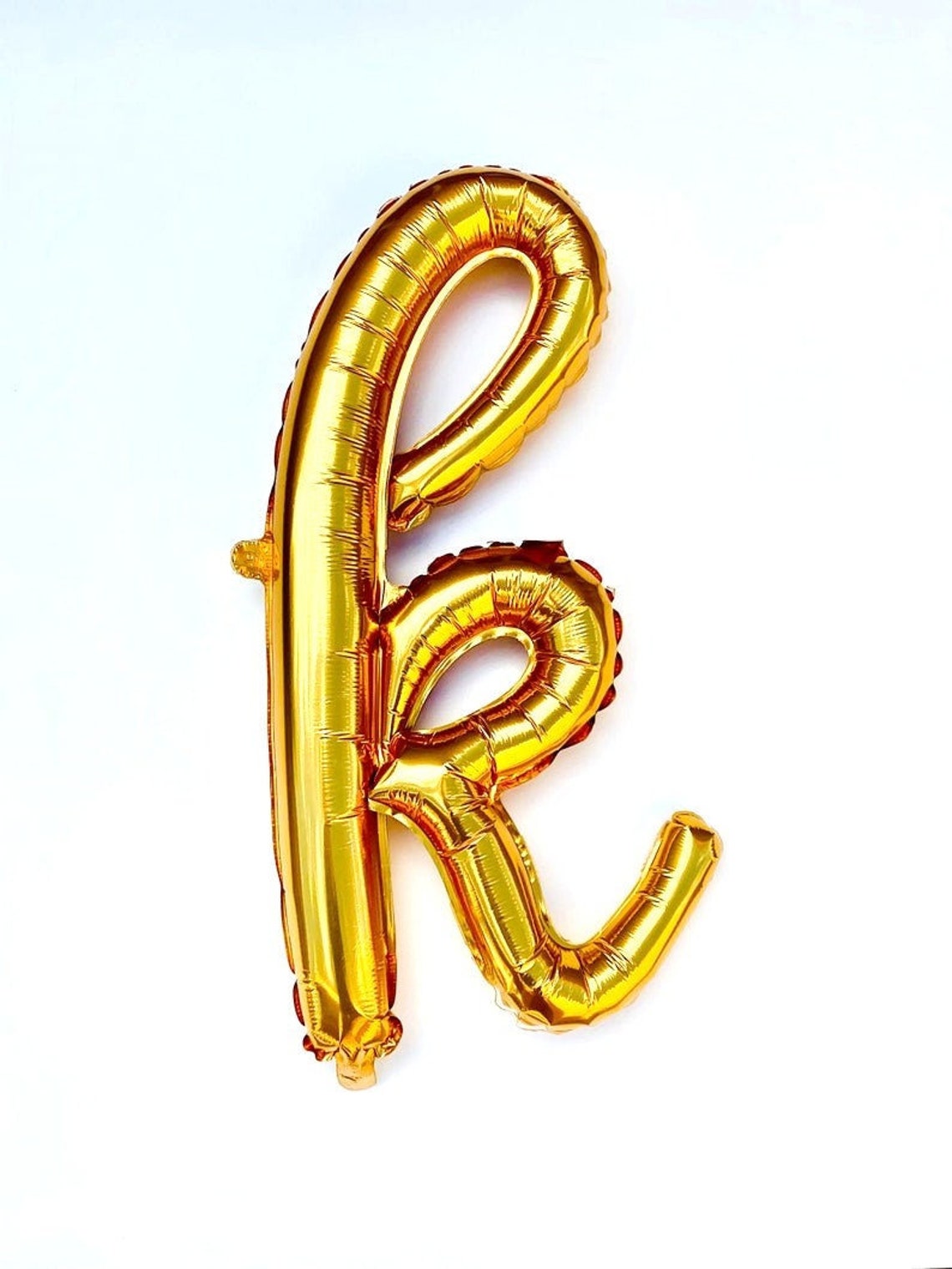 Script Letter Balloons Cursive Gold Foil Balloons Script | Etsy