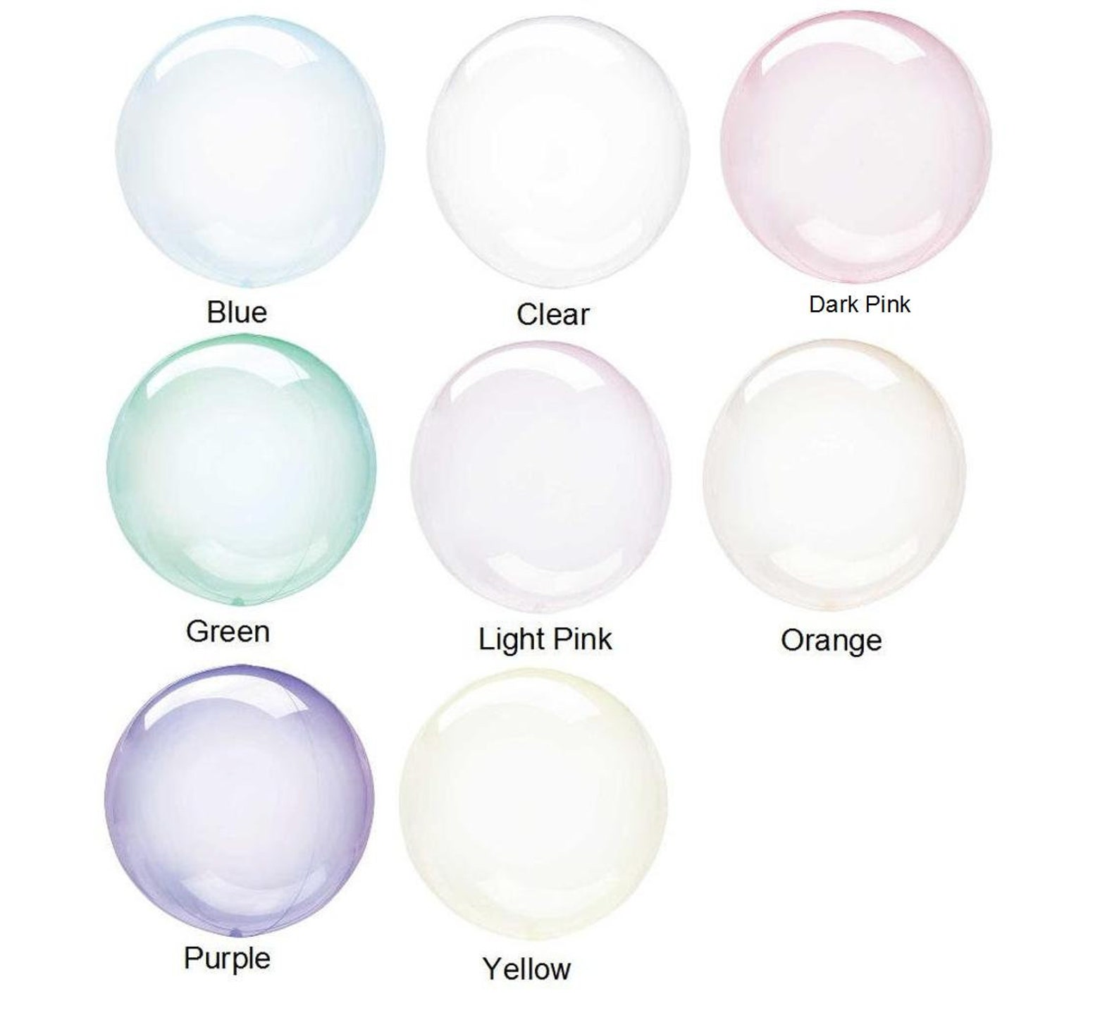 Clear Balloon 18 Crystal Clear Bubble Balloons Pastel - Etsy
