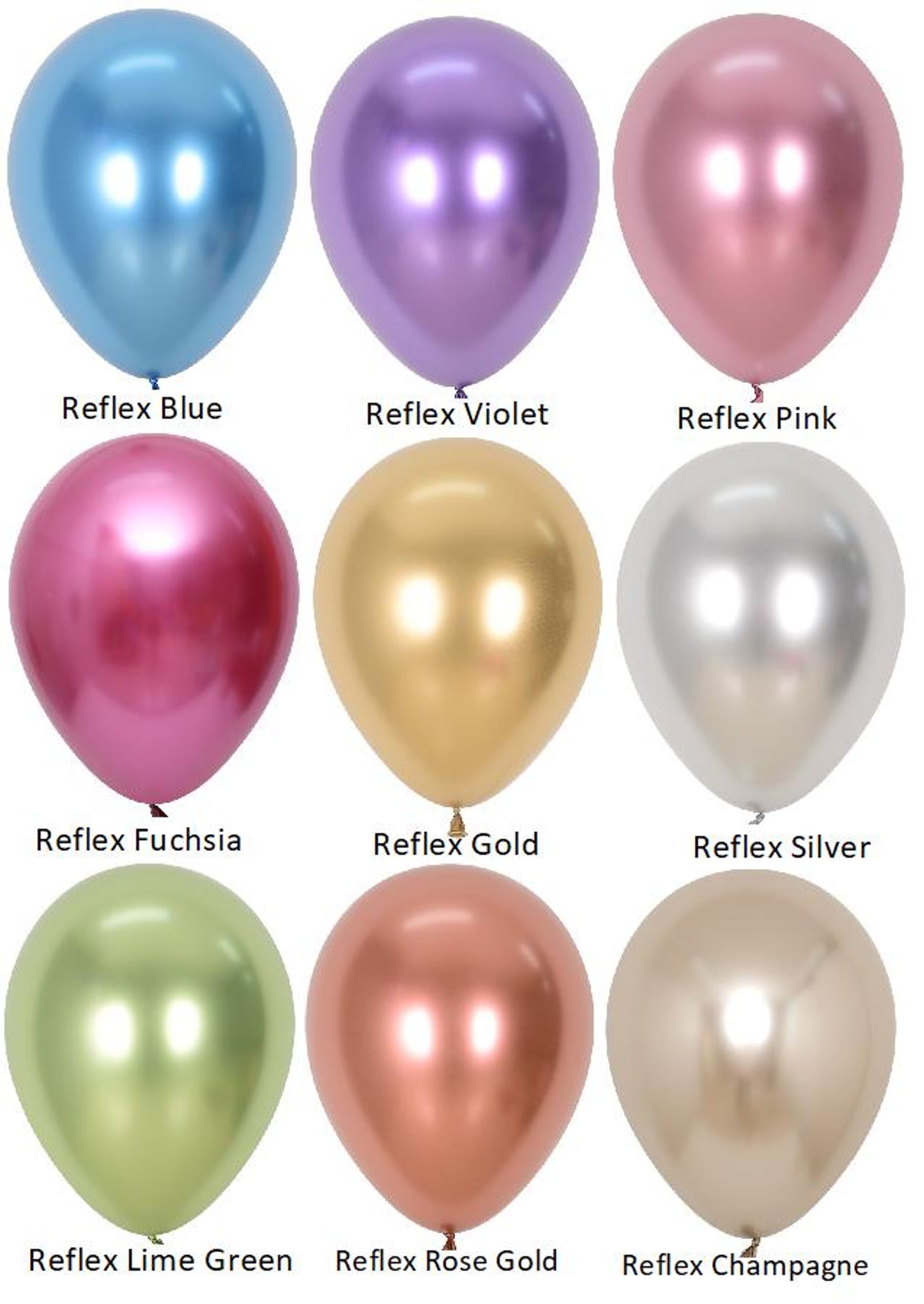 Reflex Gold Latex Balloons: 11" Party Decor - Etsy