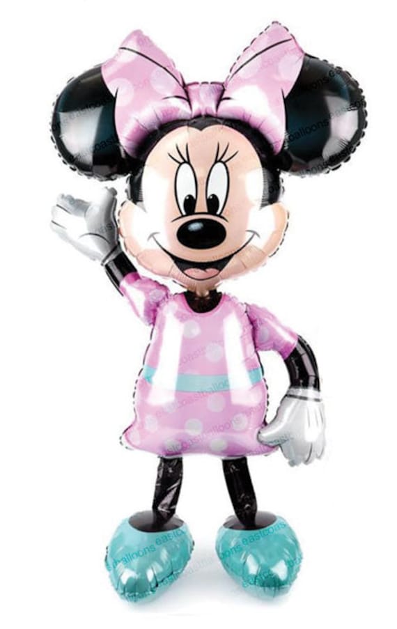 Minnie Mickey Mouse Foil Balloon 54 Airwalker Same Day Shipping Licensed Product Etsy