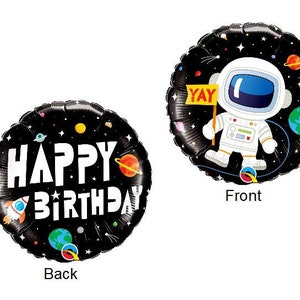 Astronaut Balloon Outer Space Decorations Astronaut Birthday Party - Etsy