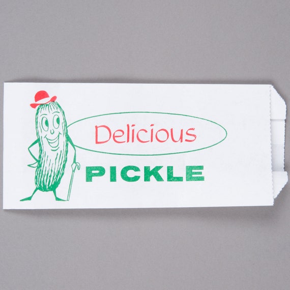 Pickle Bags 50 Pickle Bags Party Favor Bag Picnics Bbqs | Etsy