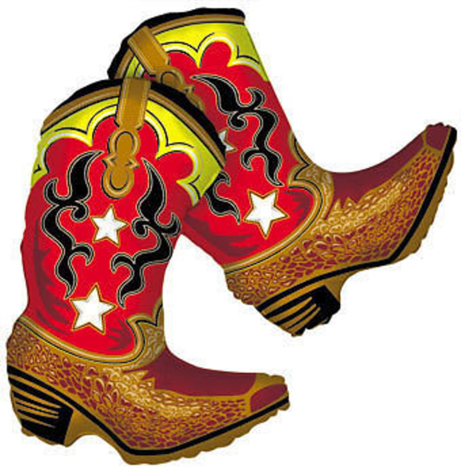 Cowboy Boots Foil Balloon36 Balloon Western Party - Etsy