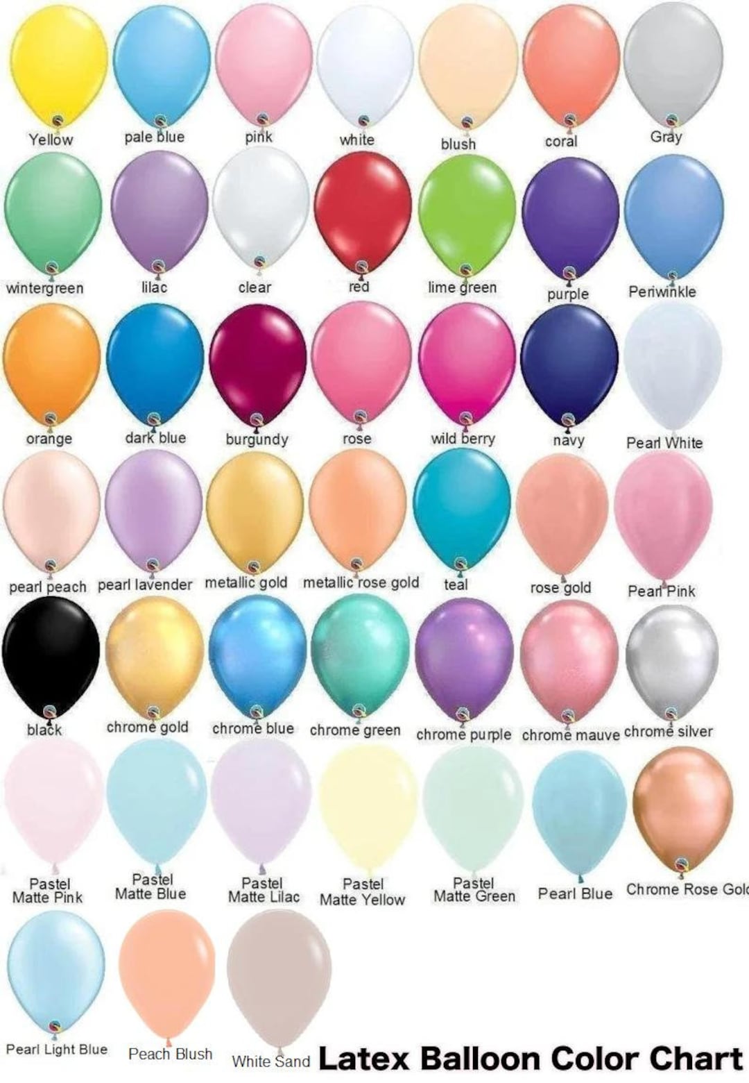 11" Balloons, Pack of 5 Balloons Blush Pink Coral Birthday Balloons ...