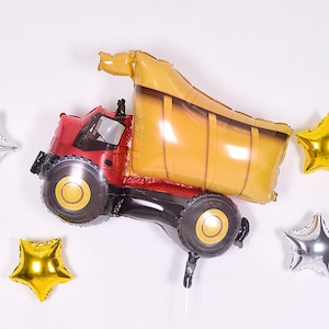 32" Dump Truck Balloon: Construction Birthday Party Decor - Etsy
