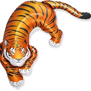 Wild Tiger Balloon, 42" Foil Balloon, Safari Animal Balloons, Jungle ...