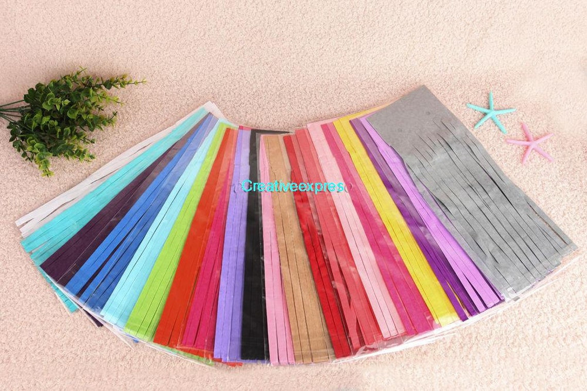 Tissue Paper Tassel Garlands 5 Hot Pink Tassel Garlands DIY KIT ...
