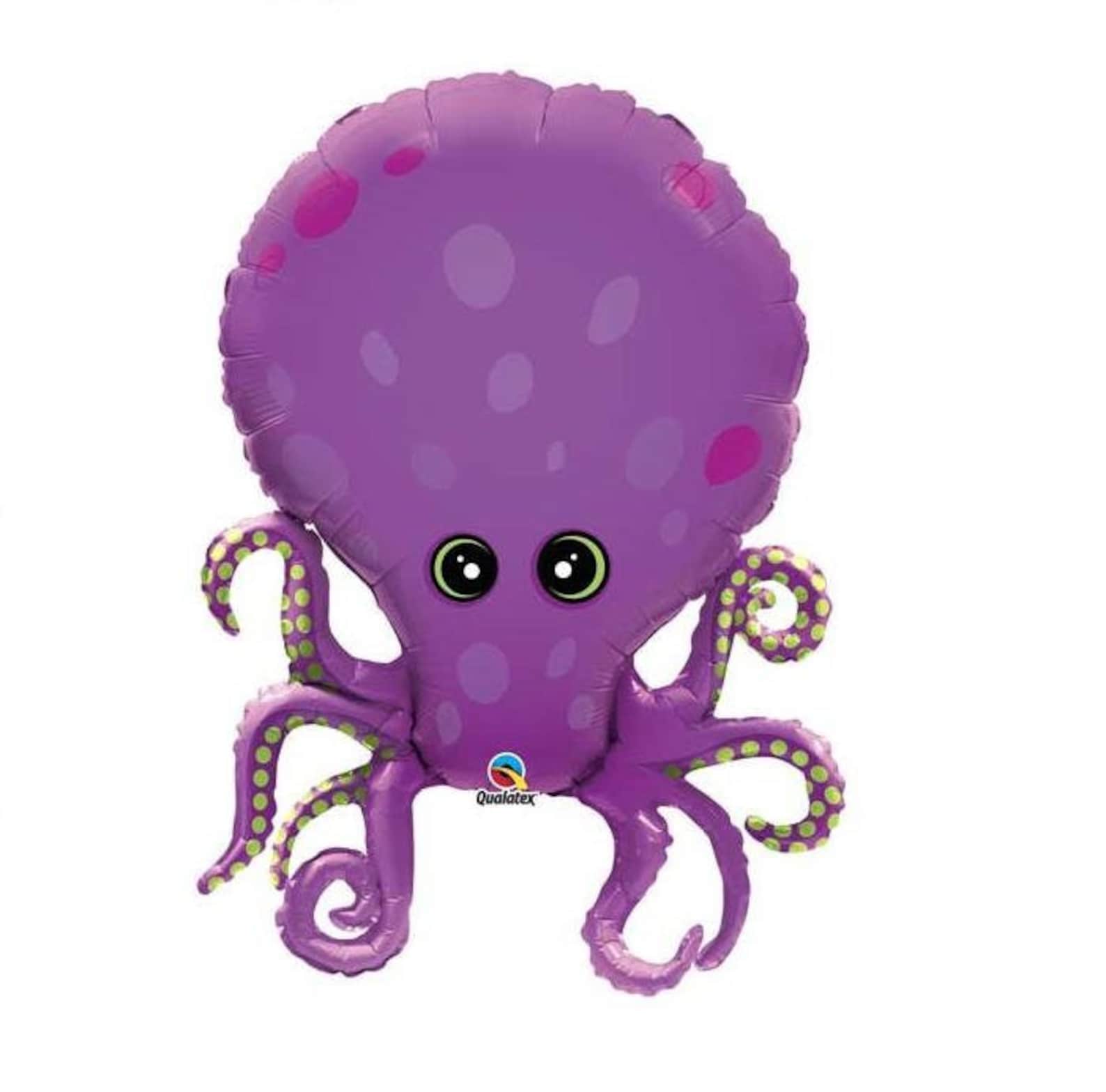 Octopus Balloon 35 Inch Foil Balloon Birthday Party Photo - Etsy