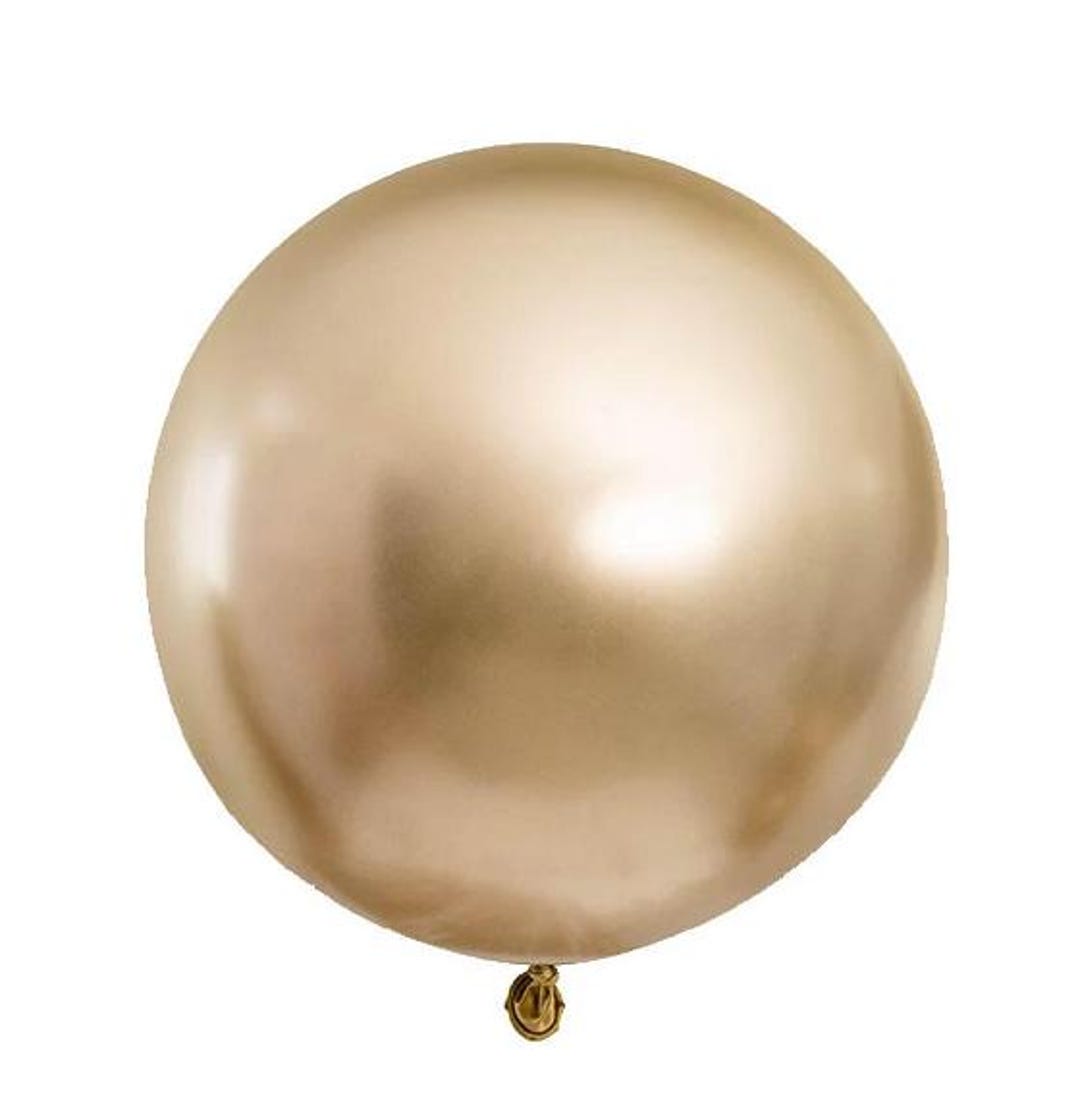 Reflex Gold Balloons 24" Latex Balloons, Bridal Shower, Baby Shower ...