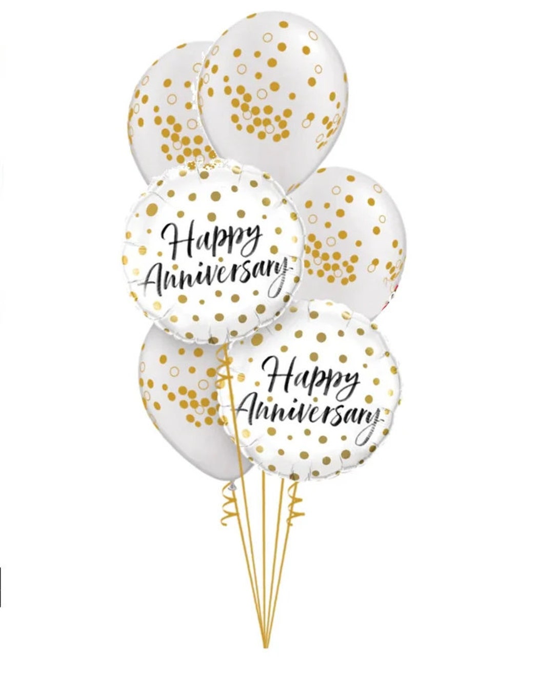 Anniversary Balloon, Golden Anniversary Balloons, Anniversary Party ...