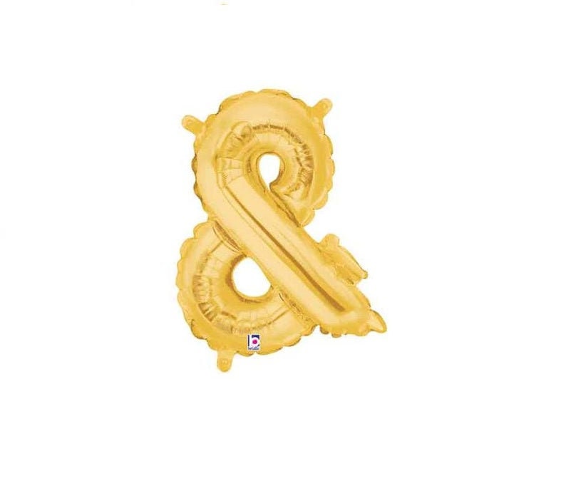 Script Letter Balloons Cursive Gold Foil Balloons Script | Etsy