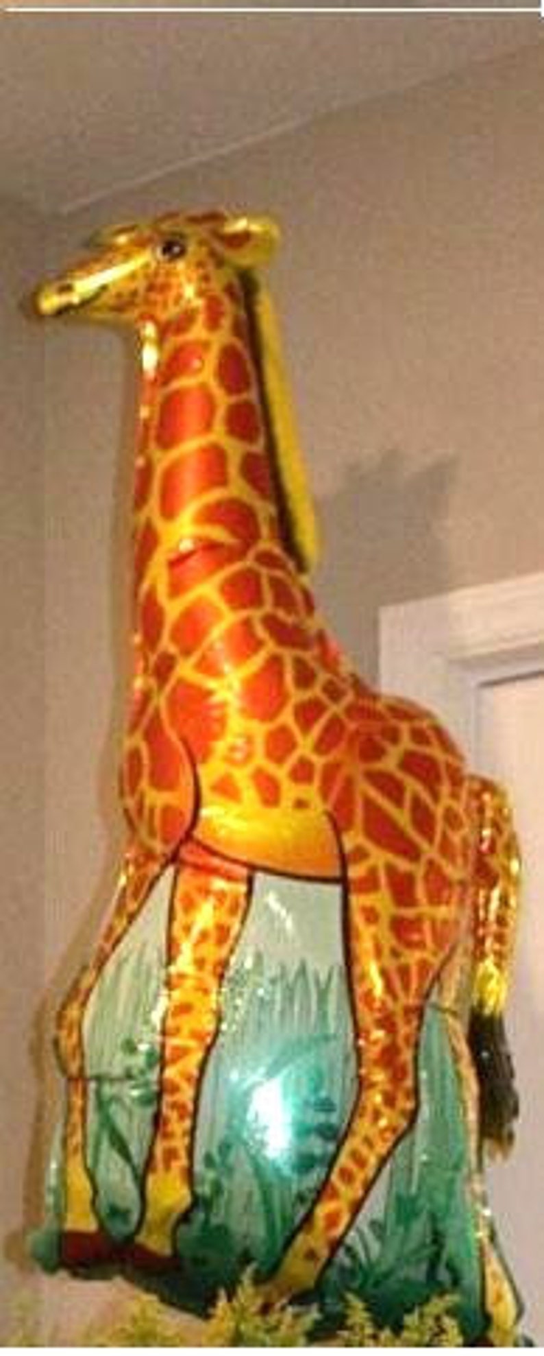 47" Giraffe Foil Balloon, Jungle Safari Party Decoration - Etsy Canada