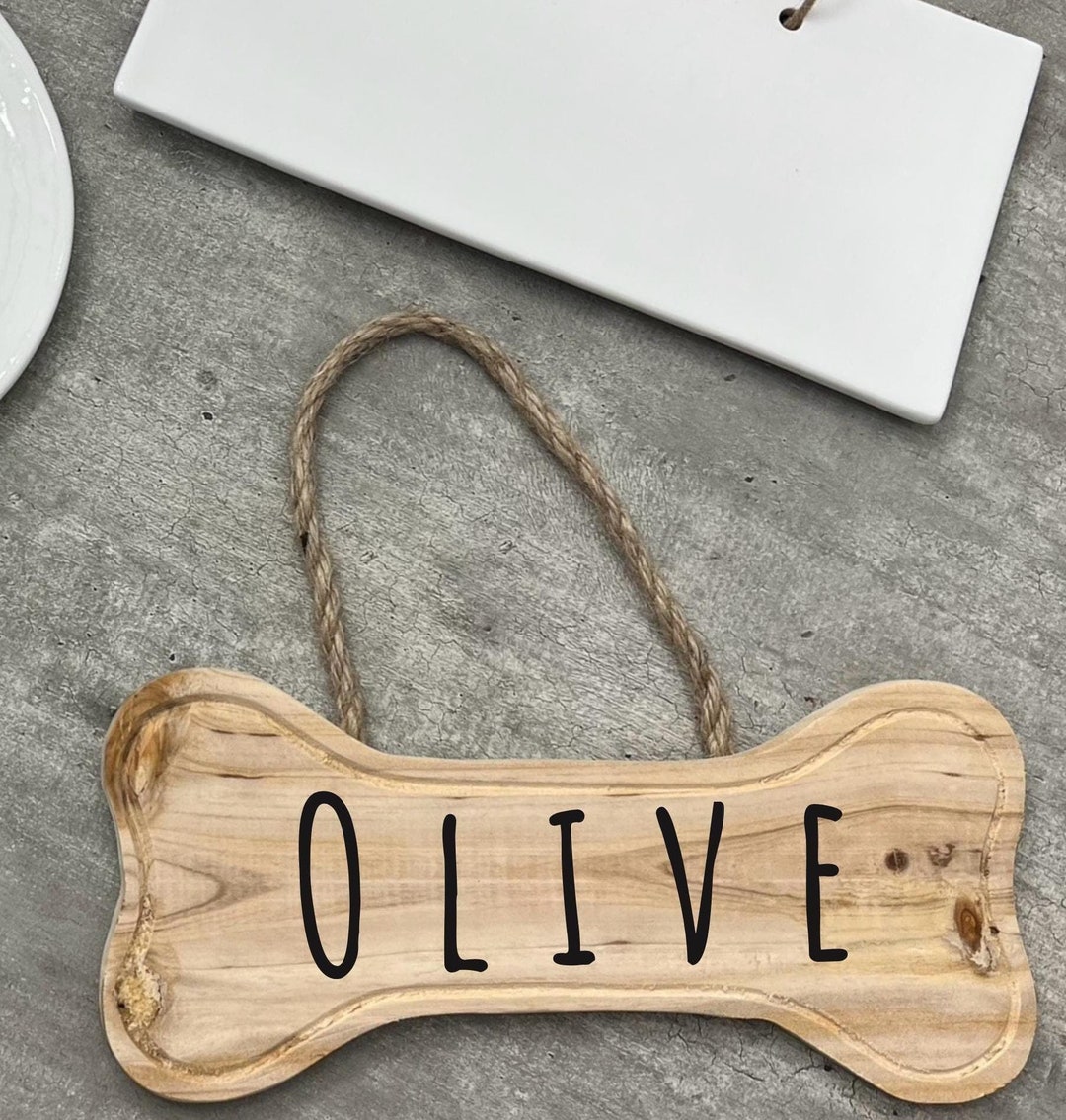 Custom Dog Name Sign Personalized Dog Name Wall Plaque for Pet Room ...