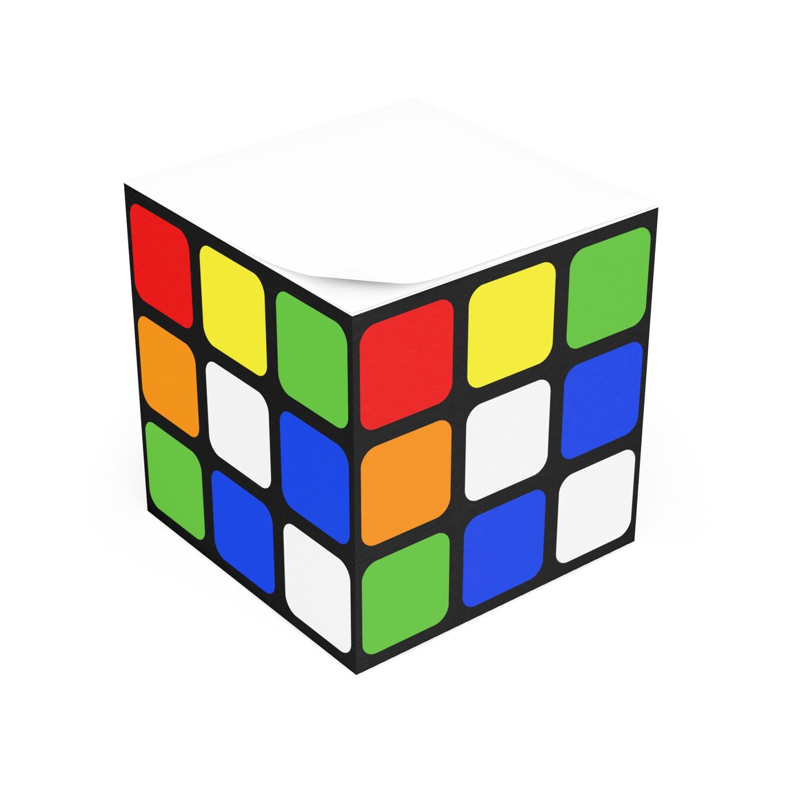 Colorful Rubik's Cube Note Cube, Fun Desk Accessory for Students ...
