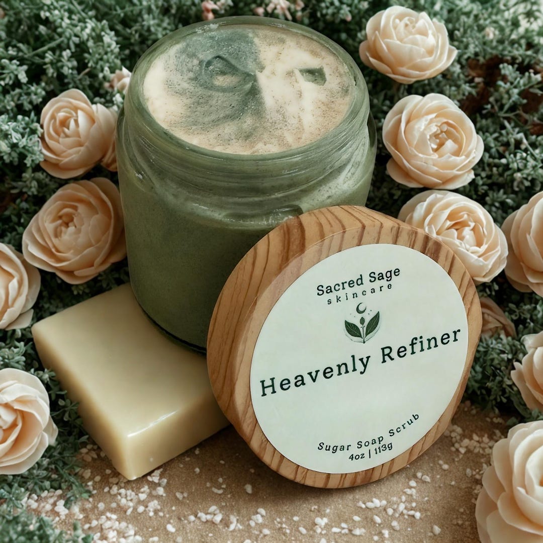 Heavenly Refiner Sugar Soap Scrub | Whipped Soufflé Exfoliating Polish ...