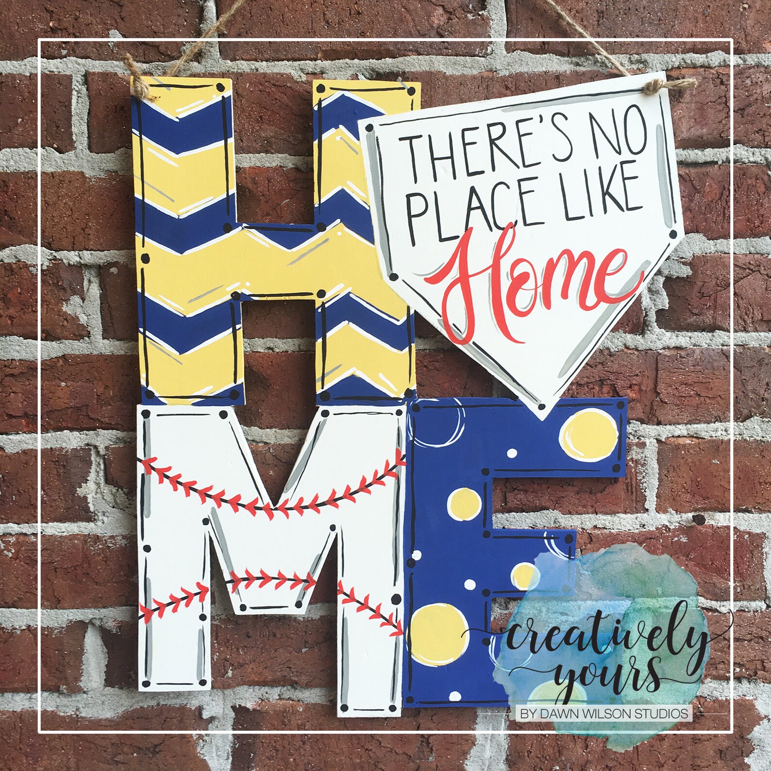 Baseball Door Hanger, Home Baseball Sign, Home Baseball Decor, Baseball ...