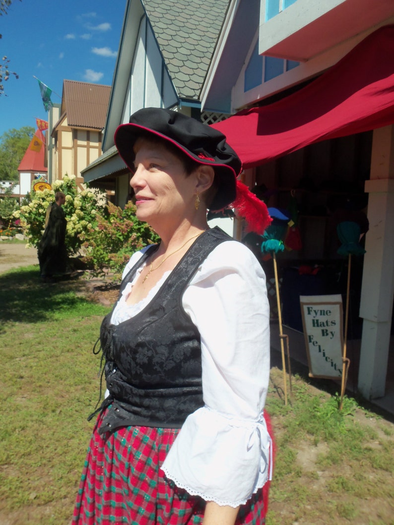 Deluxe Renaissance Flat Cap - Etsy