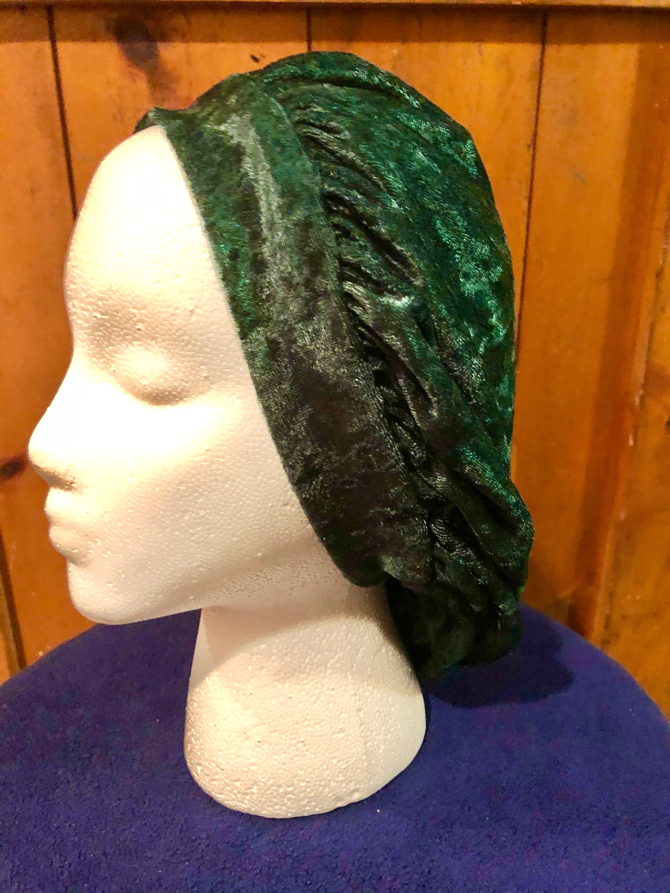 Panne Velvet Muffin Cap - Etsy