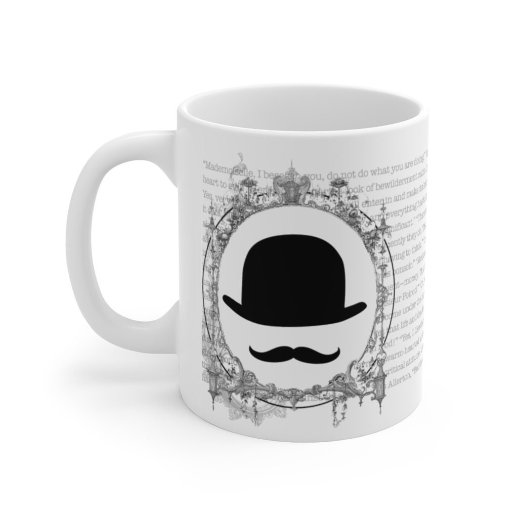 Agatha Christie Murder for Breakfast Poirot Mug 11oz - Etsy